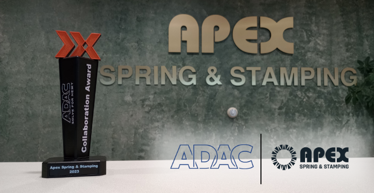 ADAC Collaboration Award 2023 - APEX Spring & Stamping | APEX Spring & Stamping
